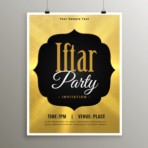 Iftar Party Banner Vector Images (over 1,700)