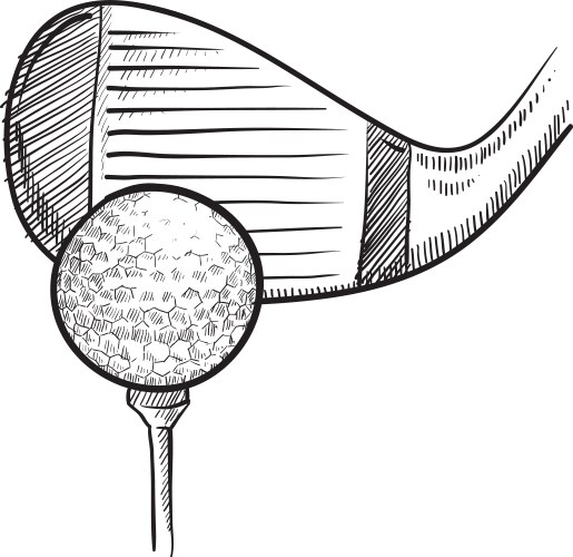 Golf Line Drawings Vector Images (over 950)
