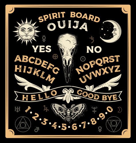 Occultism set with pentagram voodoo doll human Vector Image