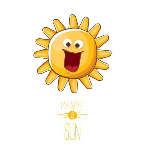 Sunshine cartoon Vector Images & Graphics for Commercial Use | VectorStock