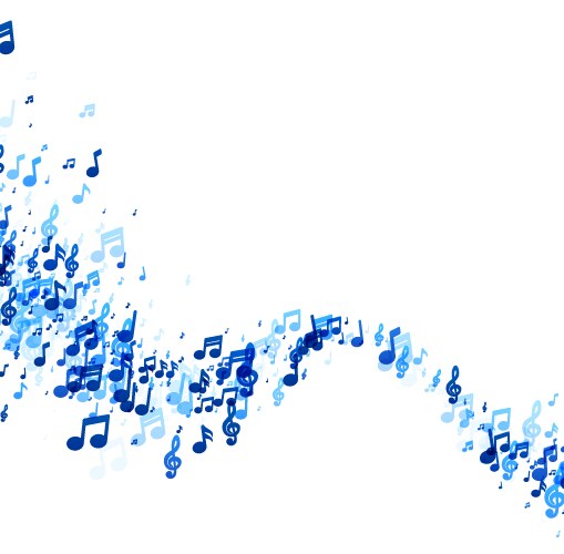 Blue Music Notes Vector Images (over 11,000)