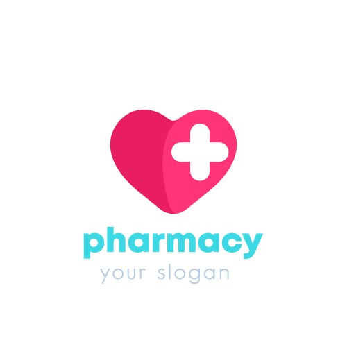 Medicine pharmacy logo medical health symbol Vector Image