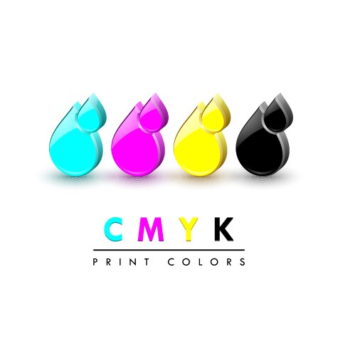 Cmyk logo templates Royalty Free Vector Image - VectorStock