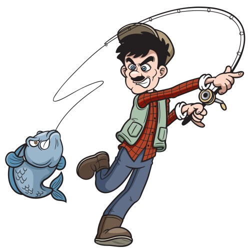 Fisherman Cartoon Vector Images (over 9,200)