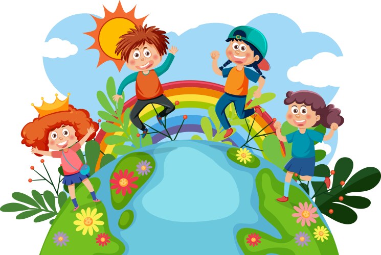Kids Save Earth Vector Images (over 1,500)