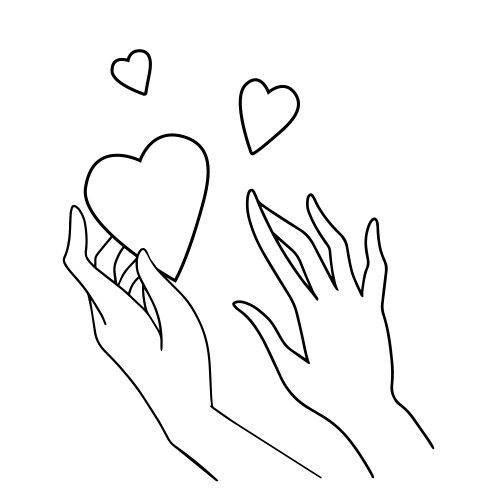 Helping Hand Line Art Vector Images (over 11,000)