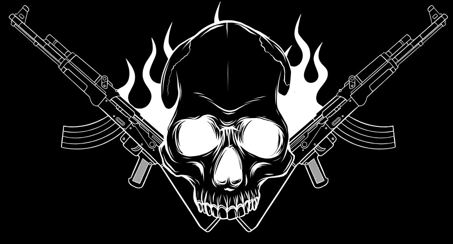 Guns Skeleton Vector Images (over 2,800)