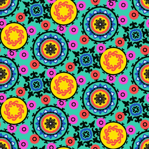 Suzani Patterns Vector Images (over 110)