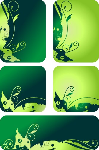 Colorful floral design Royalty Free Vector Image