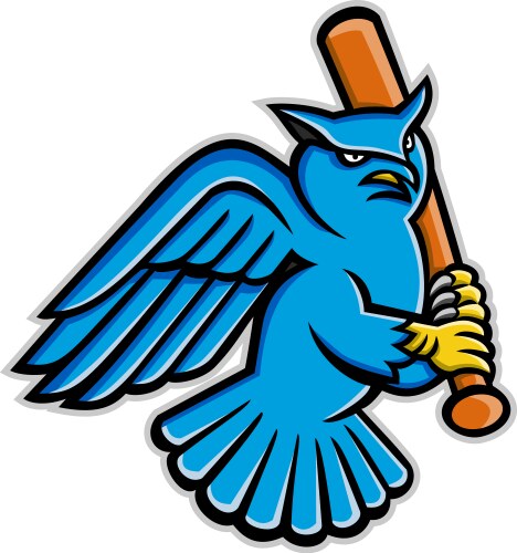 Angry tiger baseball team logo mascot Royalty Free Vector