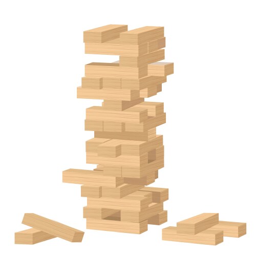 Jenga Tower Vector Images (over 130)