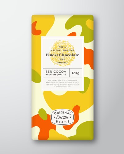 Candy and chocolate label collection design Vector Image