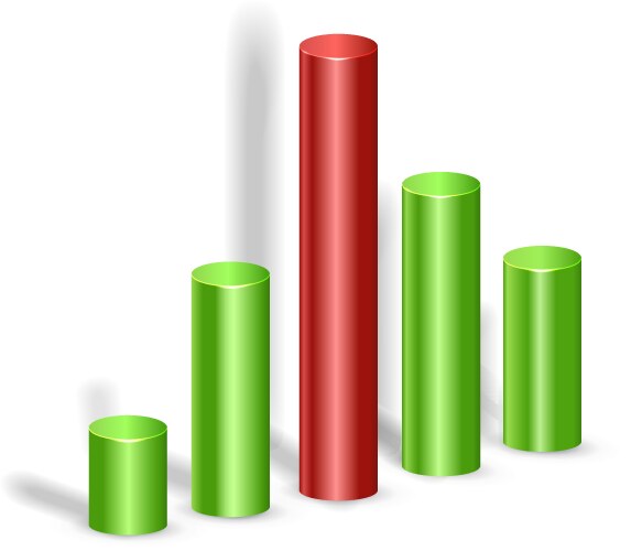 Blank diagram template Royalty Free Vector Image