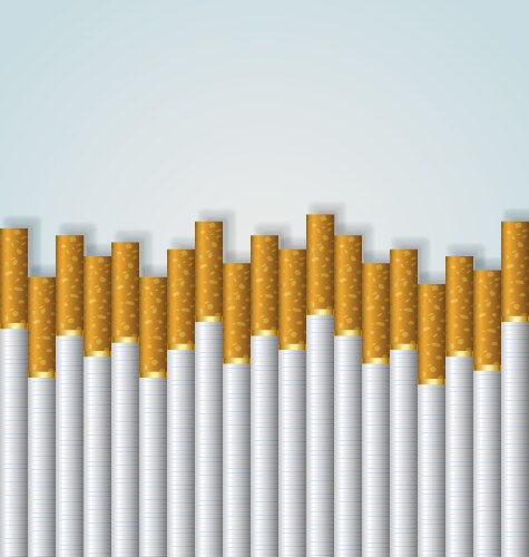 Cigarette background Royalty Free Vector Image