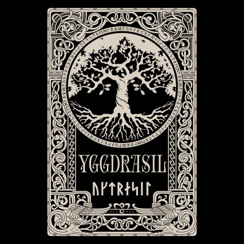 Viking design world tree from scandinavian Vector Image