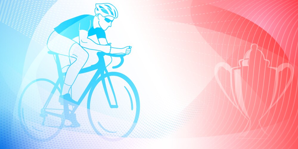 Cycling themed background Royalty Free Vector Image