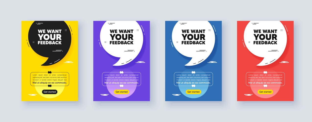 Feedback Poster Vector Images (over 2,300)