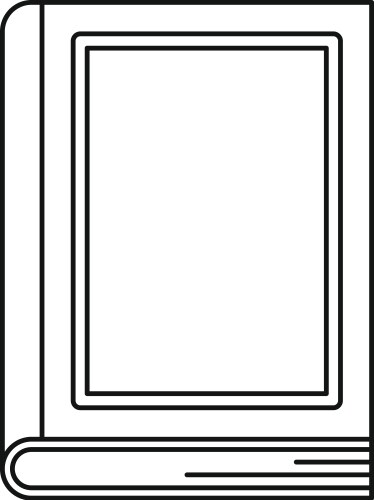 Legends book icon outline style Royalty Free Vector Image