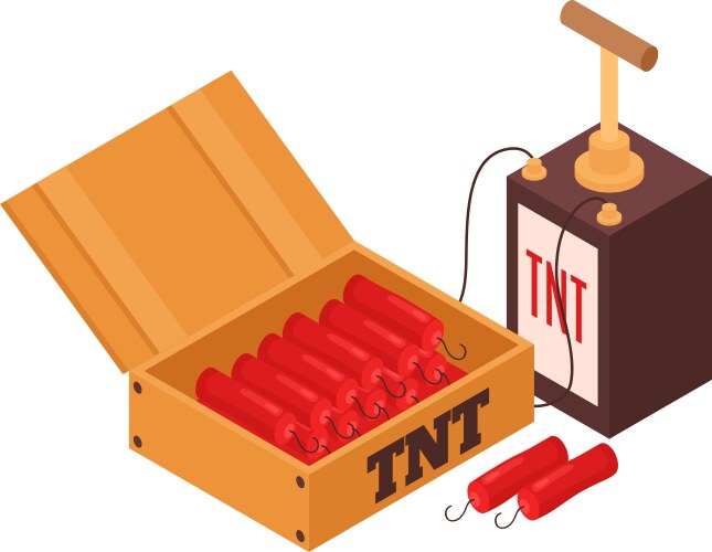 Gold mine with cart full of ingots on rails Vector Image