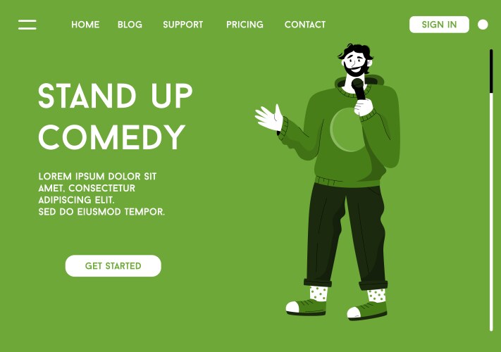 Stand Up Comedy Banner Vector Images (over 400)