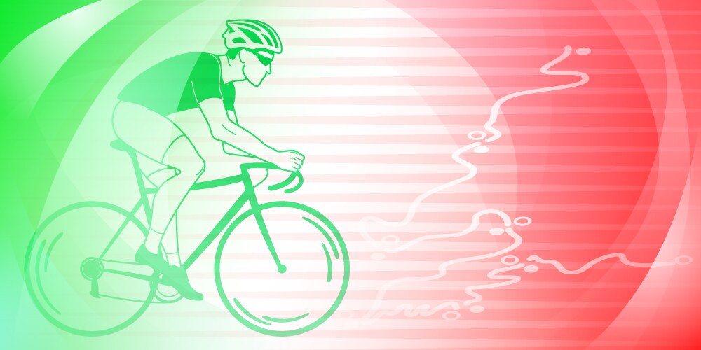 Cycling themed background Royalty Free Vector Image