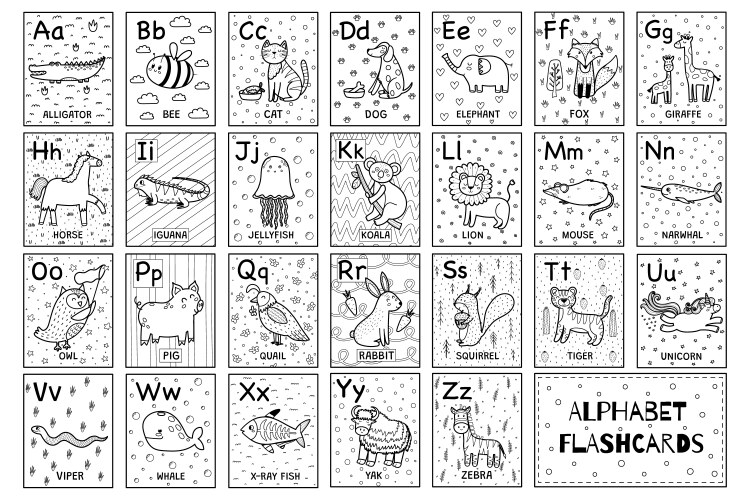 Alphabet Black and White Vector Images (over 1 million)
