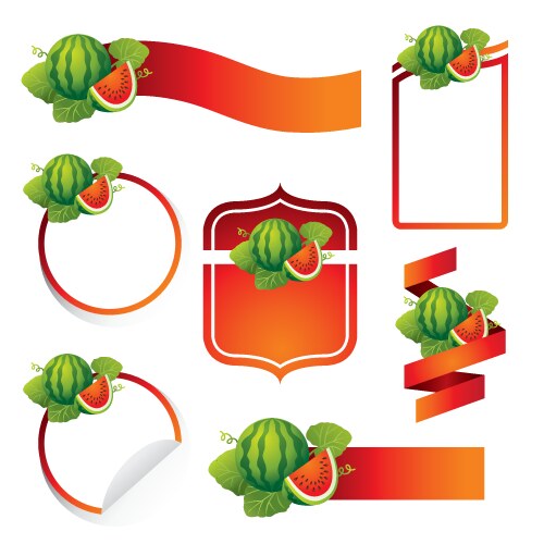 Watermelon Label Vector Images (over 4,800)
