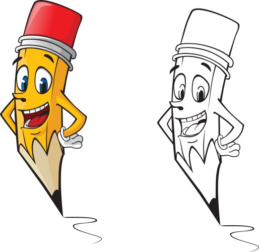 Pencil Cartoon Vector Images (over 92,000)
