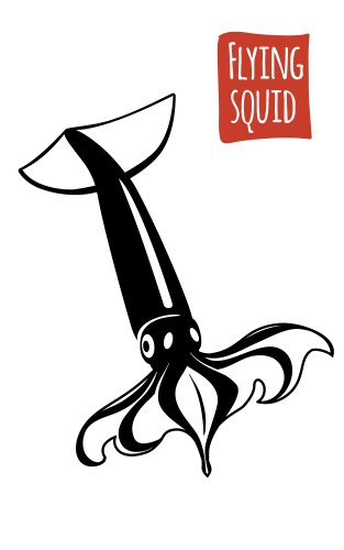 Squid cartoon Royalty Free Vector Image - VectorStock