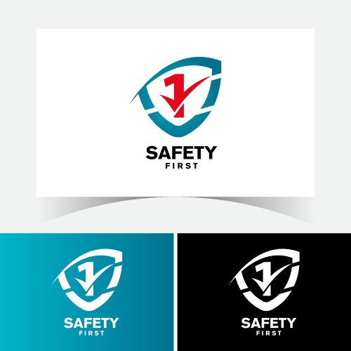 Safety first logo Vector Images & Graphics for Commercial Use | VectorStock
