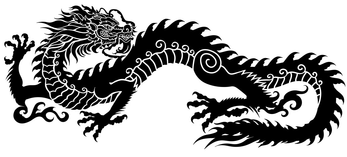Chinese Dragon Front View