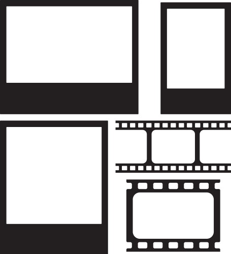 Vintage photo frame design element Royalty Free Vector Image