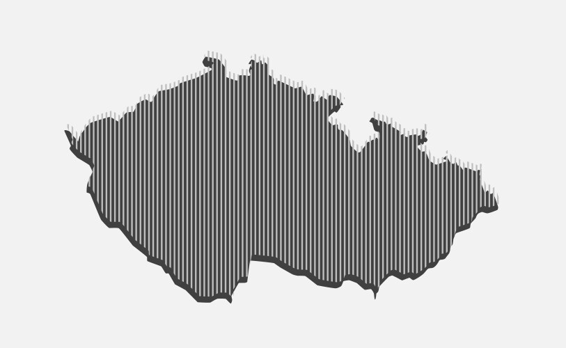 Abstract Map Philippines Parallel Grey Lines Vector Image