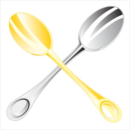 Cartoon Spoons and Forks – Royalty-Free Vector | VectorStock