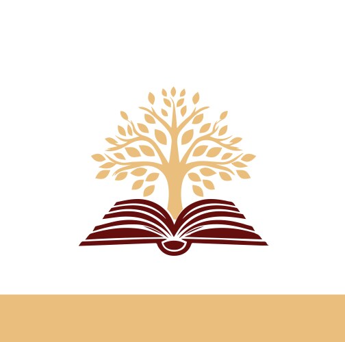 Book mark logo Royalty Free Vector Image - VectorStock