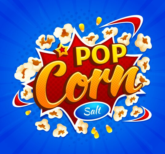 Popcorn rusty metal plate pop corn bucket Vector Image
