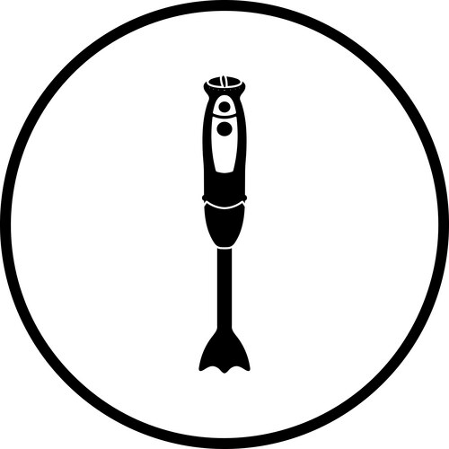 Hand blender Royalty Free Vector Image - VectorStock