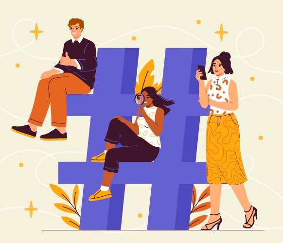 Black Hashtag Vector Images (over 4,800)