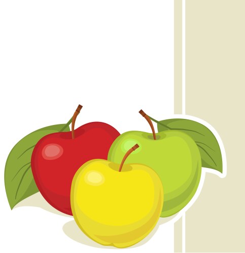 Apples Royalty Free Vector Image - VectorStock