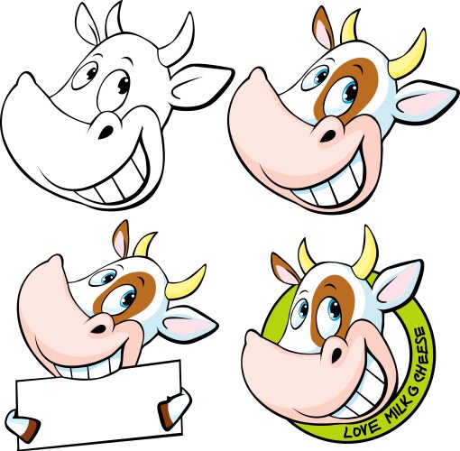 Funny Cow Vector Images (over 15,000)