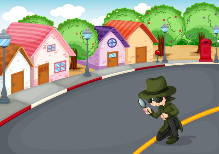 Lady Detective Vector Images (over 450)