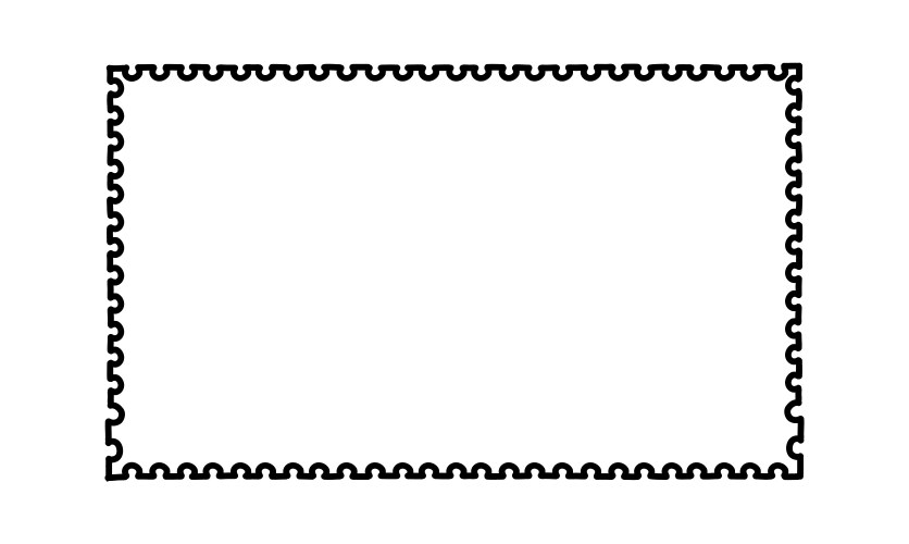 Doodle frames rectangle hand drawn borders Vector Image