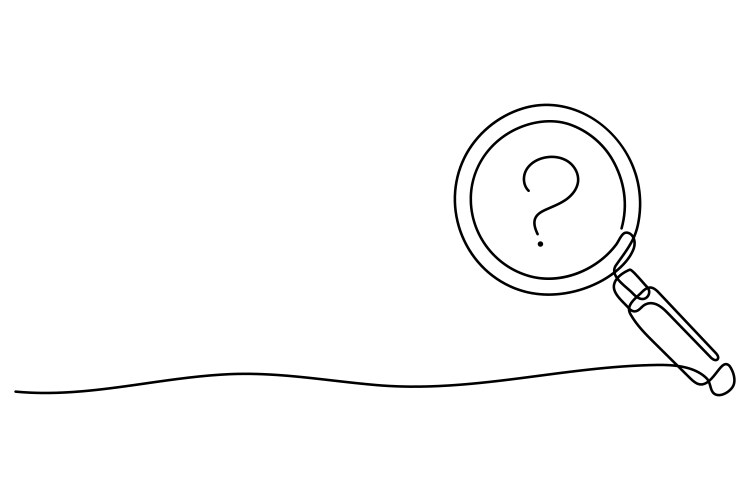 Continuous Line Question Mark Vector Images (over 720)
