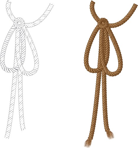 Seamless rope elements Royalty Free Vector Image