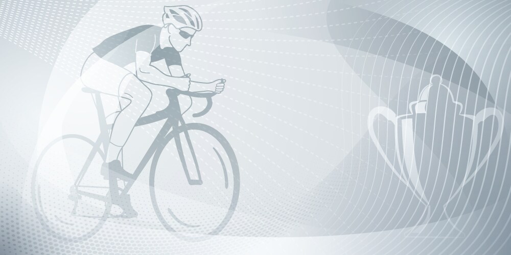Cycling themed background Royalty Free Vector Image