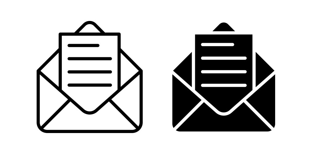 Email Logo Black and White Vector Images (over 11,000)