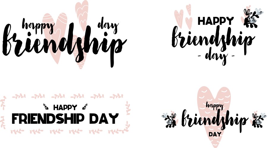 Friendship Calligraphy Vector Images (over 5,500)