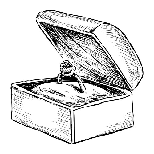 Wedding Ring Drawing Vector Images (over 4,500)