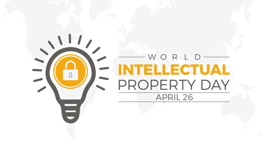World intellectual property day observed every Vector Image