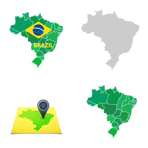 Brazil Map Vector Images (over 17,000)